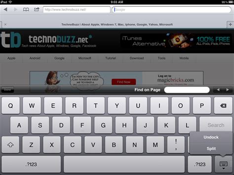 How To Use Split Keyboard In Ipad With Ios 5 Technobuzz How To Android Guides Tips
