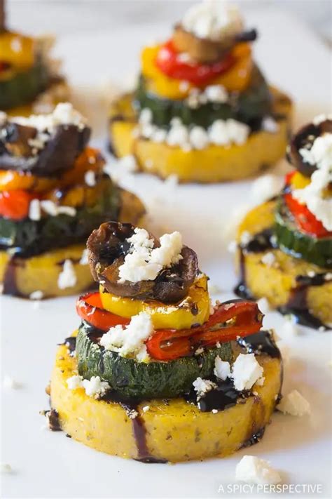 Sheet Pan Roasted Vegetable Polenta Stacks Artofit
