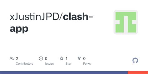GitHub XJustinJPD Clash App