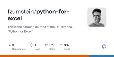 Python For Excel Excel Py At St Edition Fzumstein Python For Excel GitHub