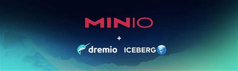 query iceberg tables on minio with dremio