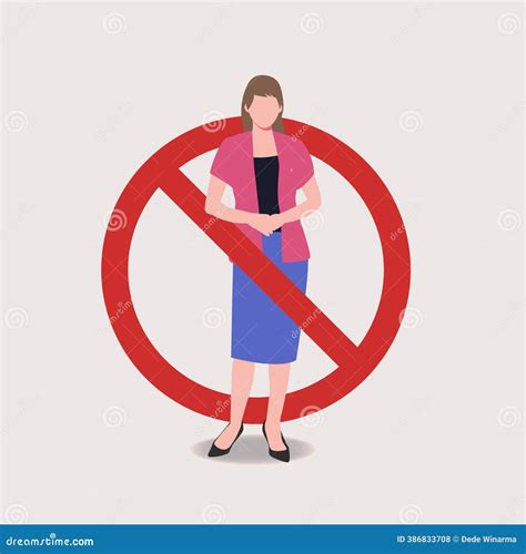 Gender Discrimination Banner Gender Equality Label And Logo Logo Vector Illustration