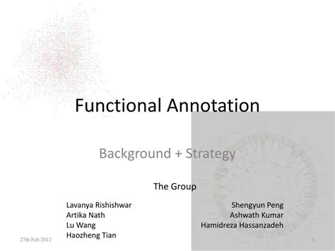 Ppt Functional Annotation Powerpoint Presentation Free Download Id