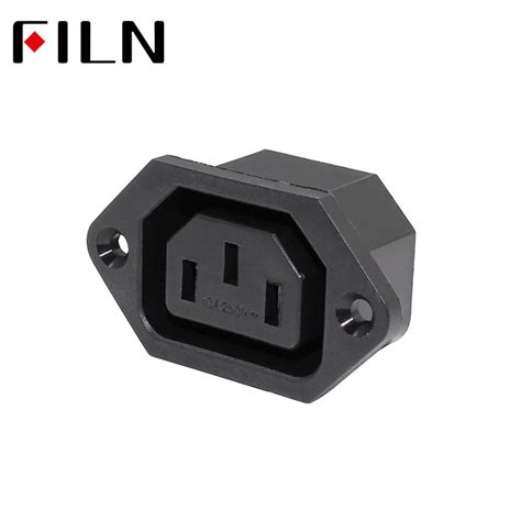 Iec 320 C14 Female Ac Power Inlet Socket Jack Conn Vicedeal