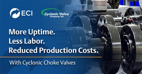 Cyclonic Choke Valves For Flow Control Eci