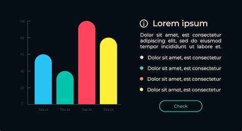 Premium Vector Chart With Bars Chart UI Element Template