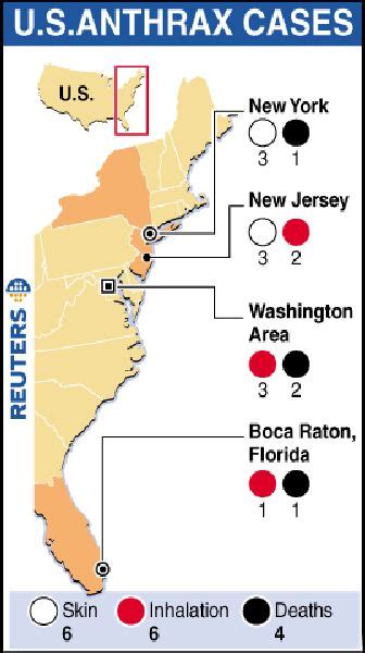 Charts And Graphs Anthrax Update1031 Map