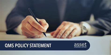 QMS Policy Statement Asset International Structures Ltd