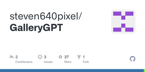 Github Steven Pixel Gallerygpt