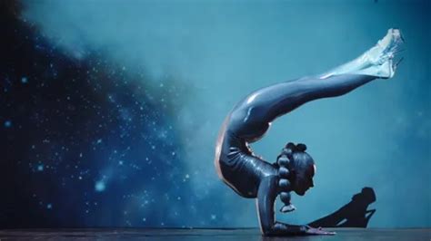 Flexible Woman Contortionist Performing Stock Video Pond