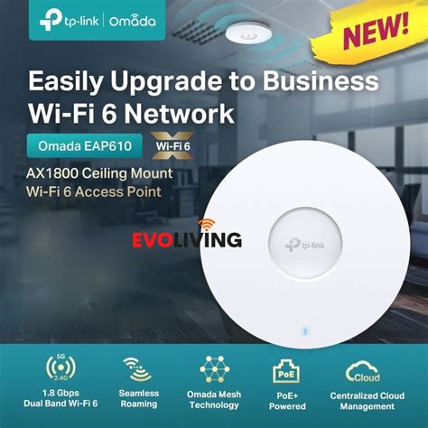 New Arrival TP Link EAP610 WIFI 6 Ceiling Mount WIFI Access Point AP Shopee Malaysia