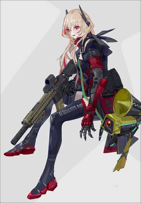 M Sopmod Ii And Banana Girls Frontline Drawn By Nslacka Danbooru