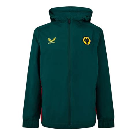Castore Mens Licensed Rain Anorak Jacket Btnclgrdnsvyrd