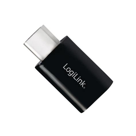 Logilink Bt0048 Bluetooth Adapter Usb C Bluetooth V4 0 Dongle Usb 3 2 Gen1x1