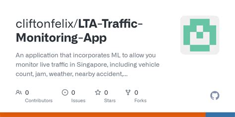 Github Cliftonfelixlta Traffic Monitoring App