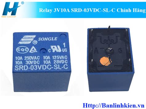 Relay 3v10a Srd 03vdc Sl C Chính Hãng
