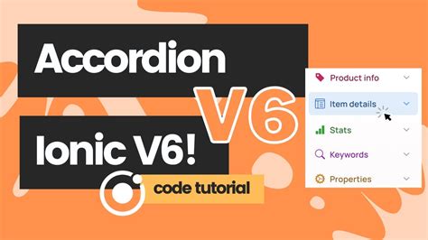 How To Use The Ionic 6 Accordion Component With React Ionic Framework