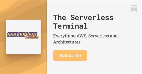 The Serverless Terminal Jones Zachariah Noel N Substack