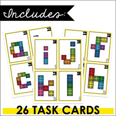 fine motor skills activities letters and numbers bundle building blocks