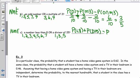 Mutually Exclusive Not Mutually Exclusive Youtube