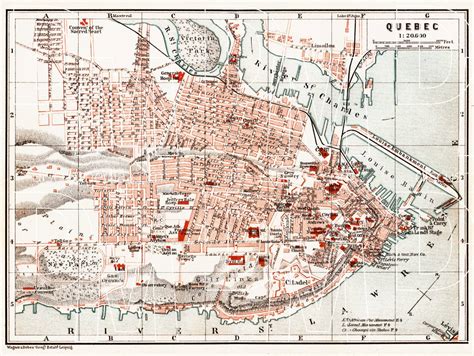 Old Map Of Quebec In Buy Vintage Map Replica Poster Print Or Download Picture