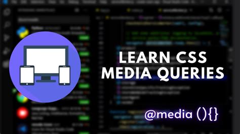 Media Queries Learn Css Media Queries For Responsive Web Design Youtube