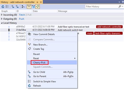 通过挑拣将更改复制到分支 azure repos microsoft learn