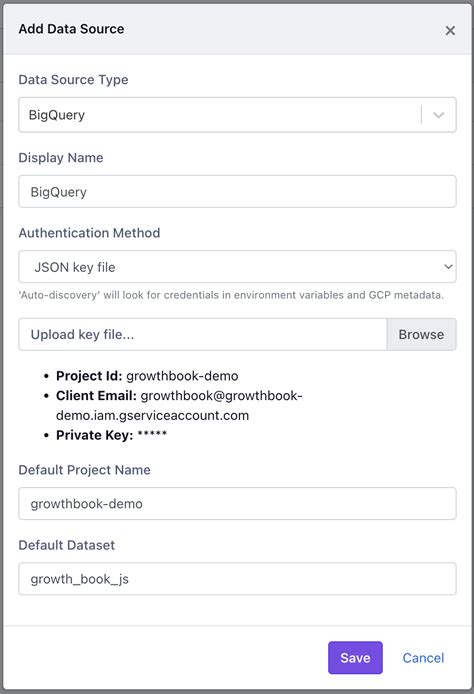 growthbook and bigquery growthbook docs