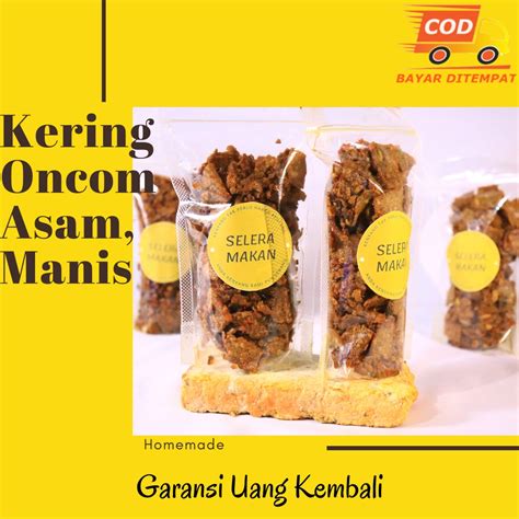 Jual Oncom Kering Kekinian Makanan Ringan Shopee Indonesia