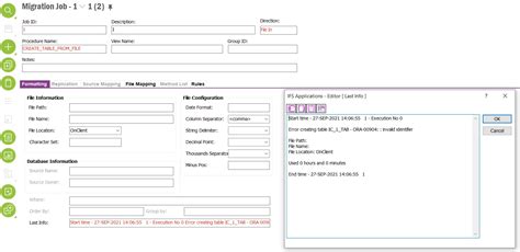 Ora 00904 Invalid Identifier Error In Loading Data Through Migration