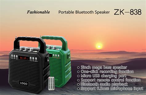 Buy Wholesale China Zk 838 Portbale Bluetooth Speaker For Outdoor Party Speaker Portable