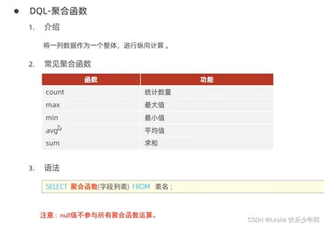 【五，mysql】基础篇 dql查询数据（条件查询、聚合函数、分组查询、排序查询、分页查询、执行顺序、总结） csdn博客