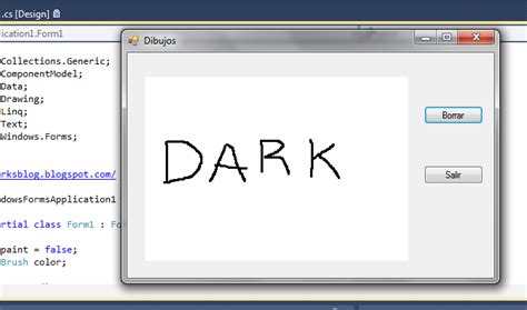 El Dark Blog Mouseevent En C Haciendo Dibujos