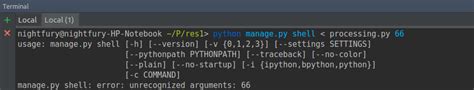 Django How To Use Command Line Arguments With Python Managepy