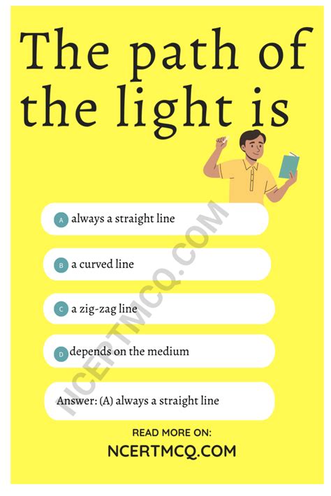 Light Class MCQ Online Test With Answers Questions NCERT MCQ