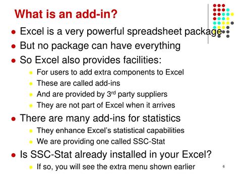 Ppt Excel For Statistics Powerpoint Presentation Free Download Id