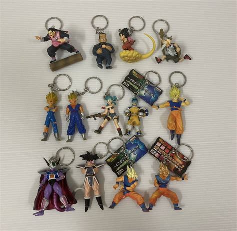 【やや傷や汚れあり】ドラゴンボールz ハイクオリティキーホルダー フィギュア まとめ売りセット 桃白白 ブルマ 孫悟空 魔人ベジータ 人造人間