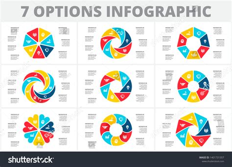 Vector Cycle Elements Infographic Template Diagram Stock Vector Royalty Free 1401731357