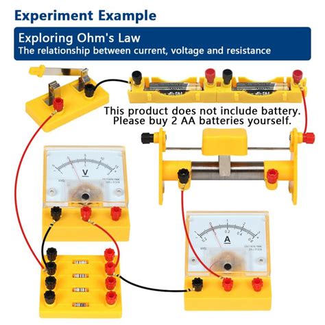 Diy Electric Circuit Kit Electrical Experiment Set School Science Lab Teaching Aids Science Toy