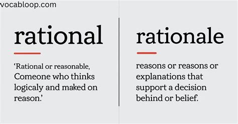 Rational Vs Rationale Which Spelling Is Right Vocab Loop Rational Vs Rationale Which Spelling Is Right Vocab Loop