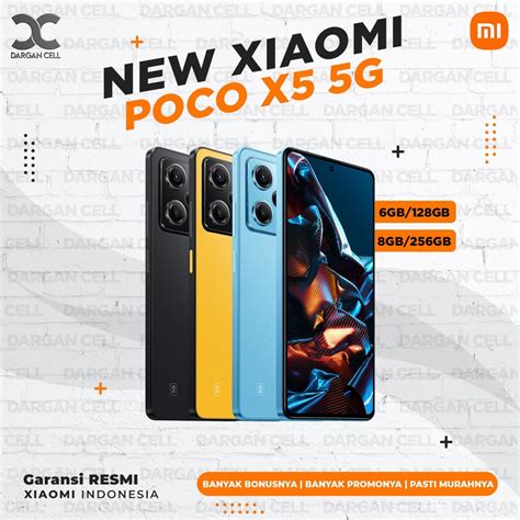 Jual POCO X5 5G NFC RAM 8 256GB GARANSI RESMI 1 TAHUN Shopee Indonesia
