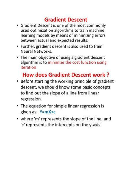 gradient descent pdf