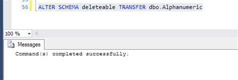 Sp Rename To Change Schema No Column Name