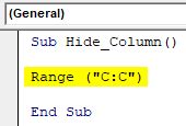 VBA Hide Columns How To Hide Columns In Excel Using VBA Code
