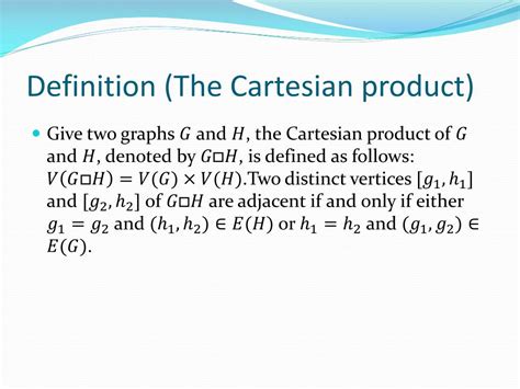 Ppt R Ainbow Connection Numbers Of Cartesian Product Of Graphs Powerpoint Presentation Id