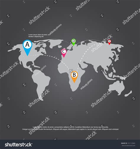 Map Point Vector Stock Vector Royalty Free 191112965 Shutterstock
