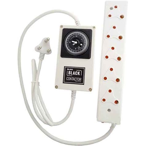 Lumii Black 5 Way Contactor Timer Grow Folk