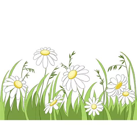 How To Draw A Field Of Flowers Easy Drawing Art