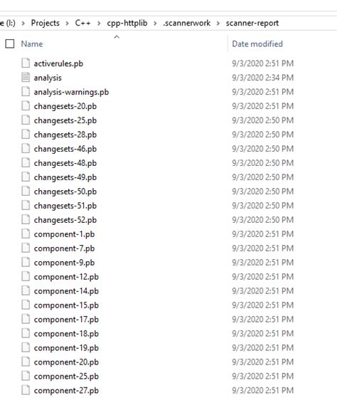export the scanning results to report files sonarqube server
