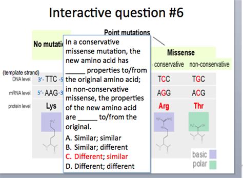Solved In A Conservative Missense Mutation The New Amino
